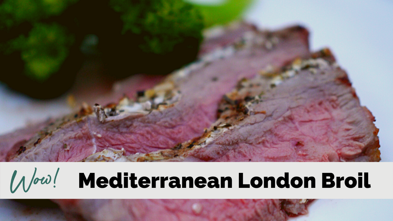 Mediterranean London Broil – Lean and Green Recipe – Stacey Hawkins
