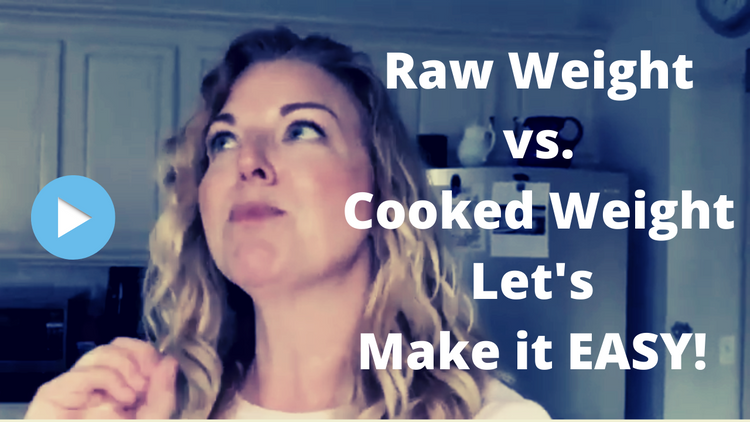 Raw vs Cooked Weights for Meats – Stacey Hawkins
