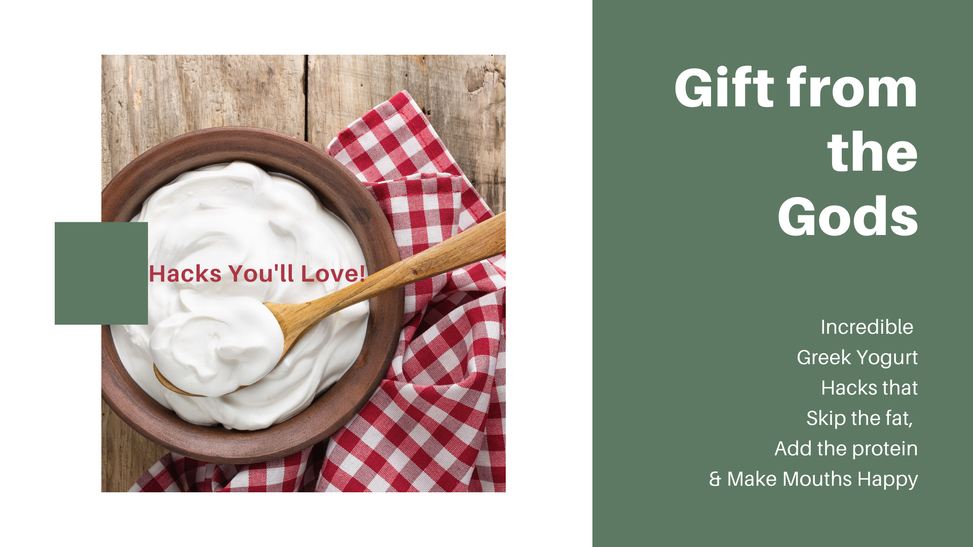 9 Greek Yogurt Hacks You'll Love – Stacey Hawkins