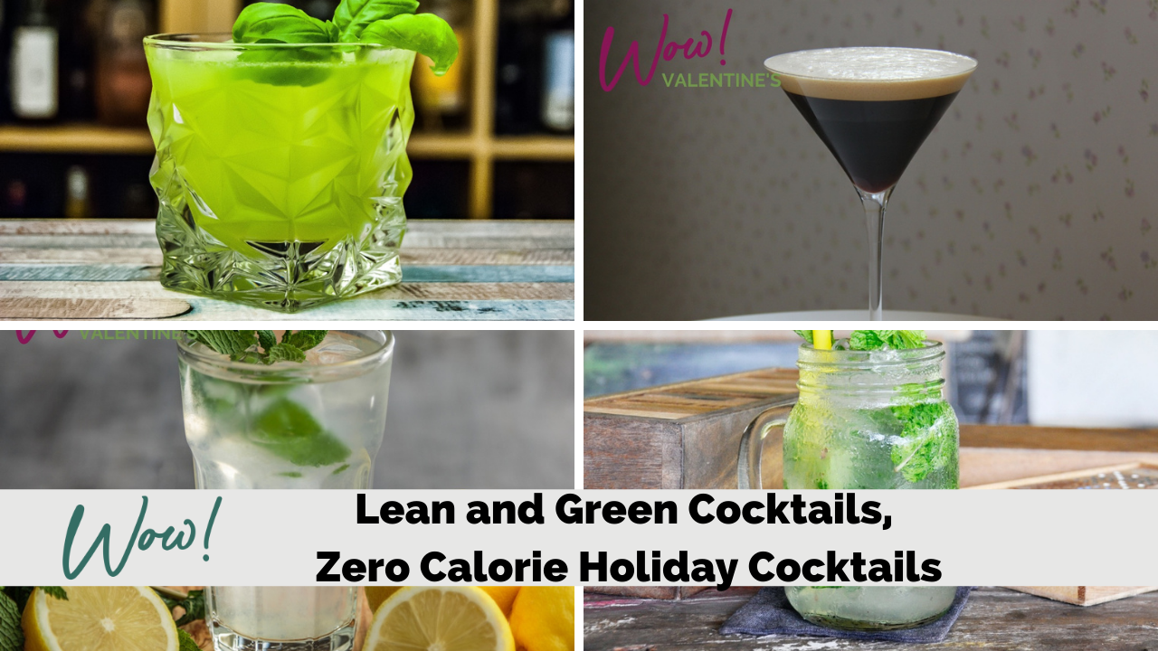 Lean and Green Cocktails, Zero Calorie Holiday Cocktails – Stacey Hawkins