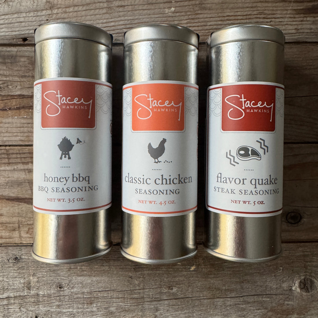 Flavor Trio Bundle- Honey BBQ, Classic Chicken & Flavor Quake Steak Se ...