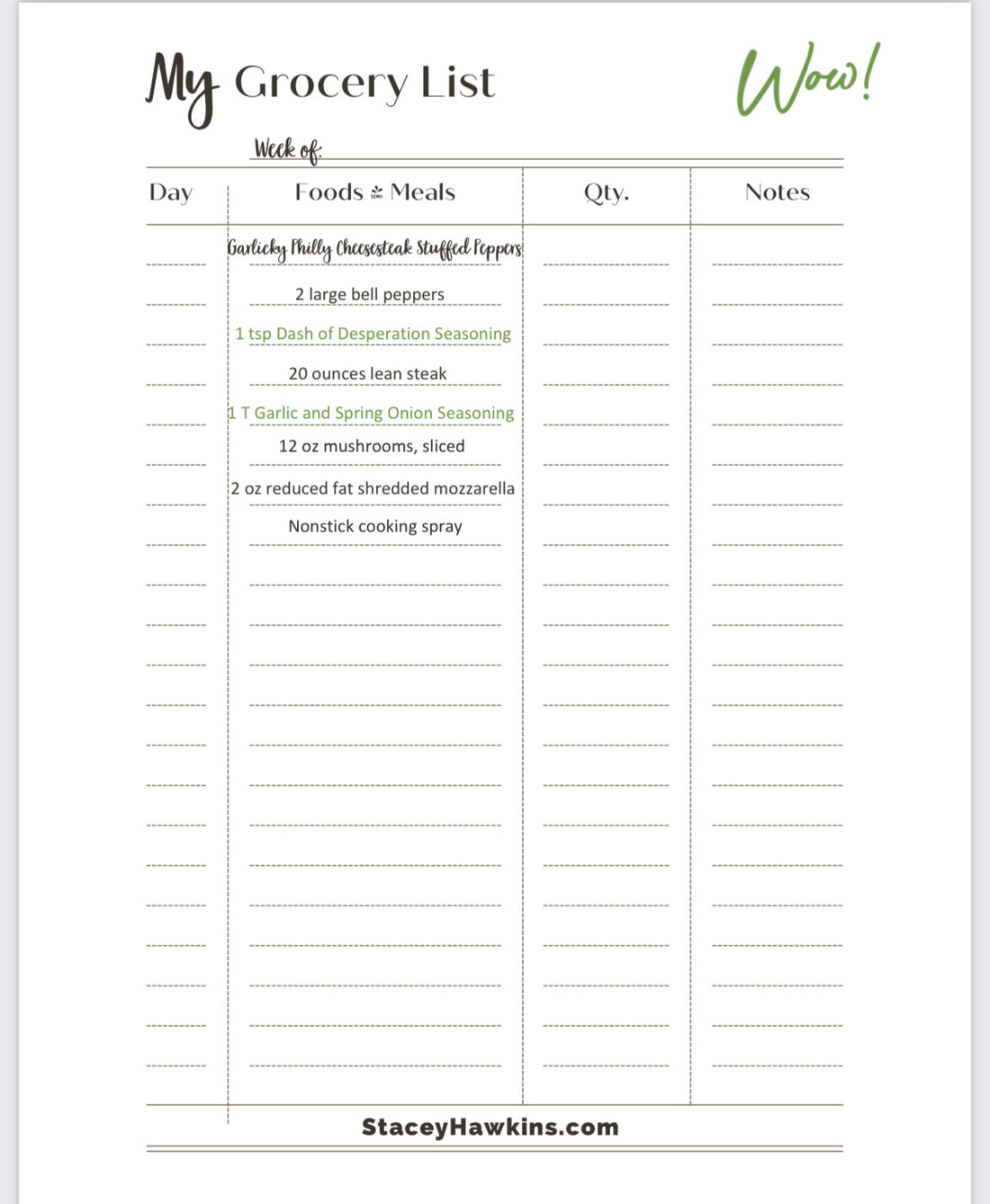 Lean and Green Meals in Minutes – Stacey Hawkins